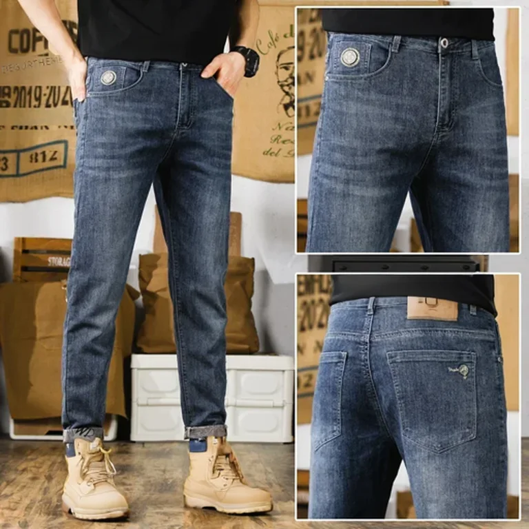 Physical-Store-High-end-Men-Jeans-Full-Bottom-Printed-Long-Pants-Soft ...