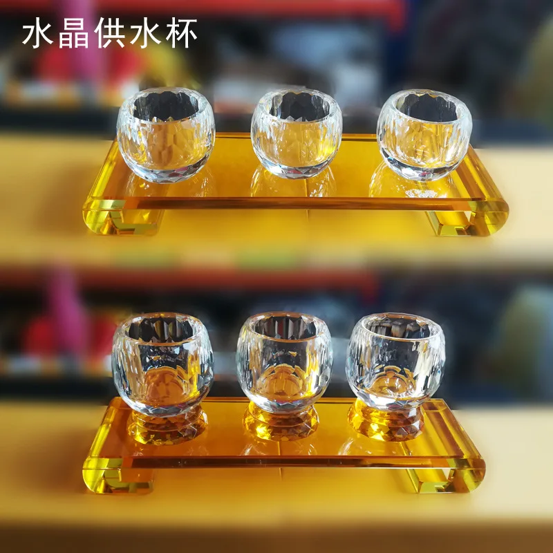 Transparent-crystal-for-Buddha-Holy-Water-Cup-Purification-Cup-enshrine ...