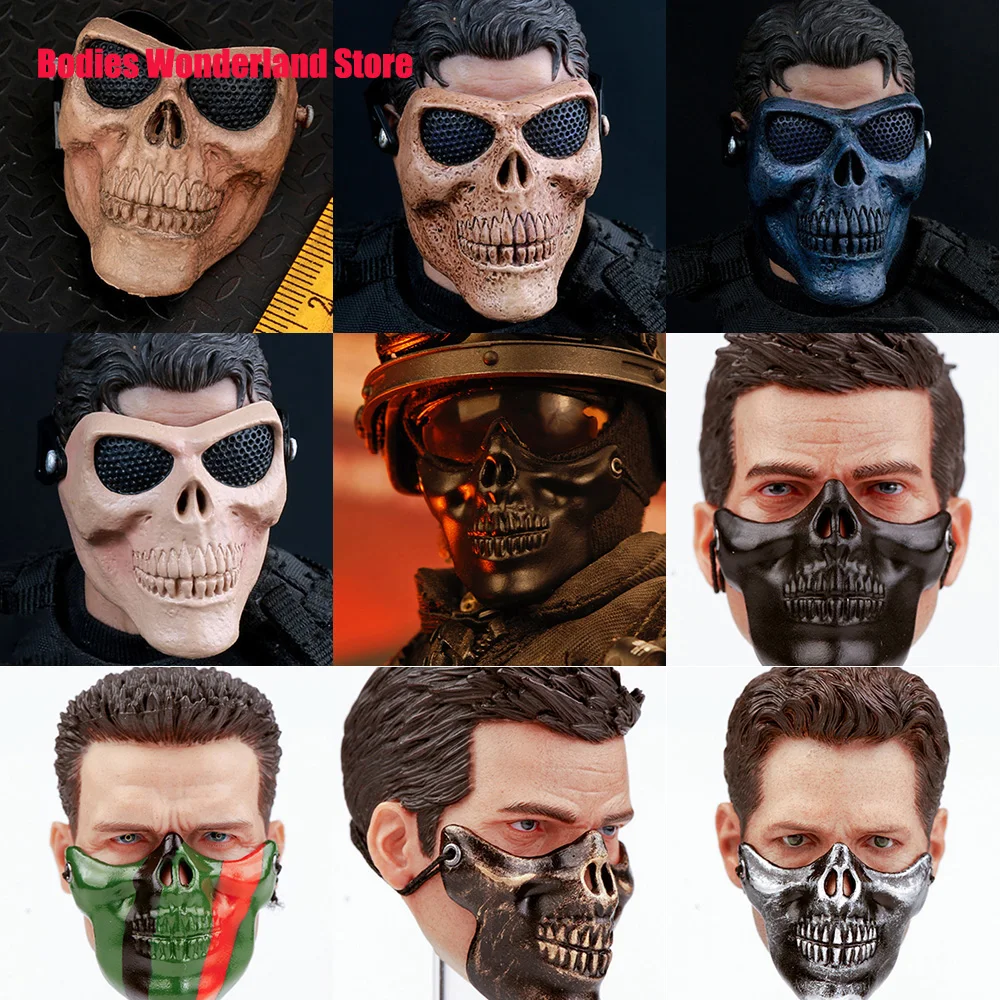 1-6-Scale-Solider-Figure-Scene-Deadmask-Ghost-Skull-Mask-Metal-Armor ...
