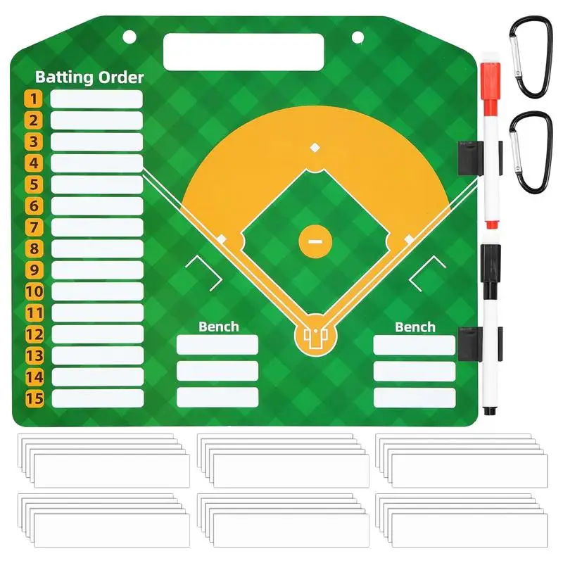 Baseball-Clipboard-For-Coaches-Double-Sided-Baseball-Lineup-Board ...