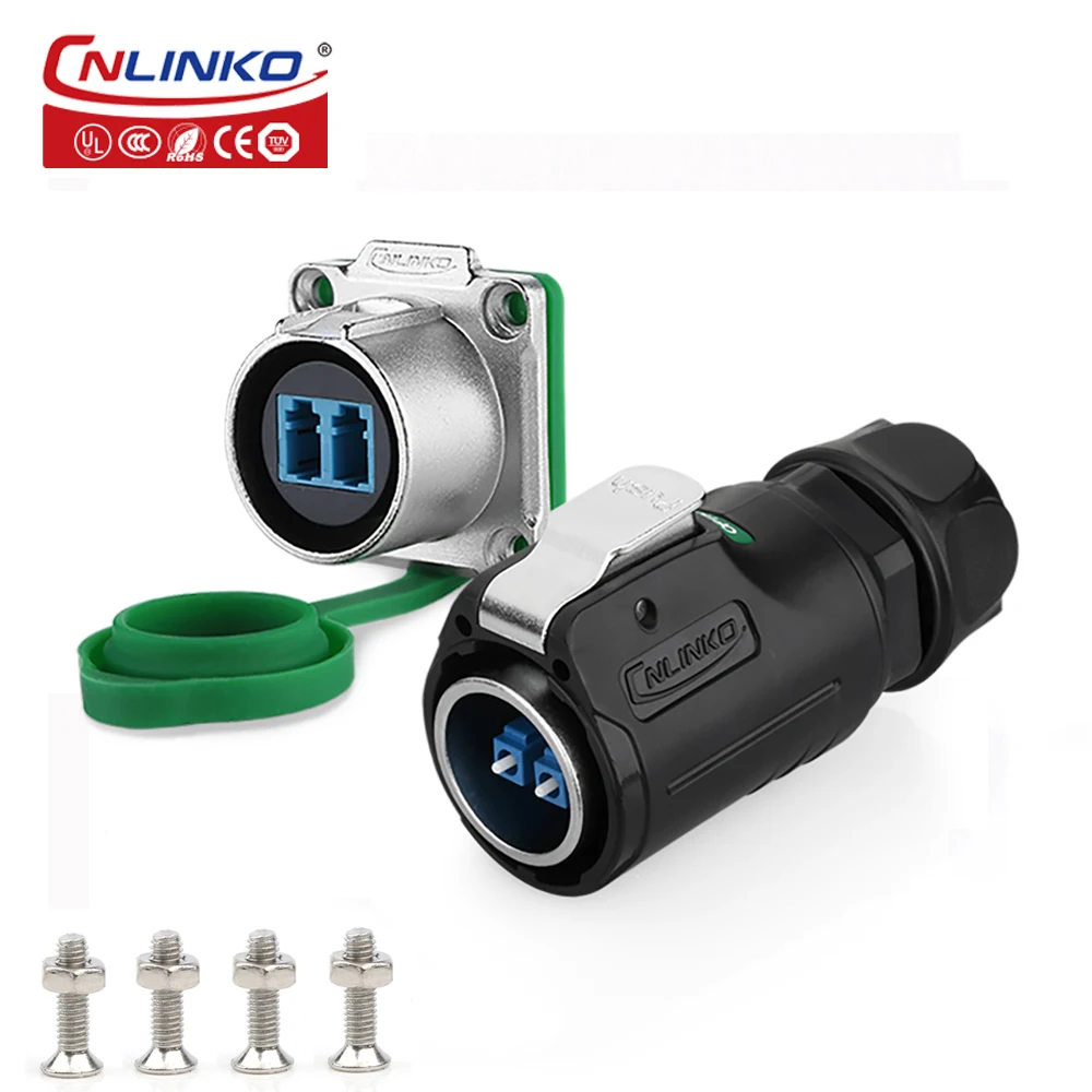 CNLINKO M24 Optical Fiber Connector LC Fiber Optic Signal Adapter Fast ...