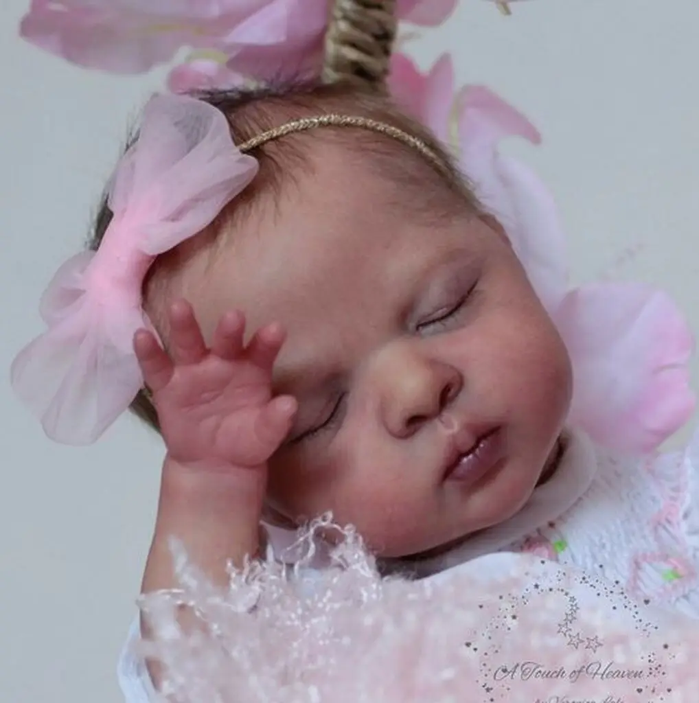 Rsg 12 Inche Mini Reborn Doll Kit Luna Sleeping Baby Plam Doll Kit ...