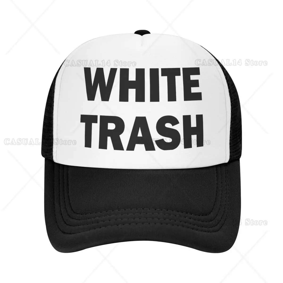 Unisex White Trash Redneck Funny Ghetto USA Trucker Hat Adult ...
