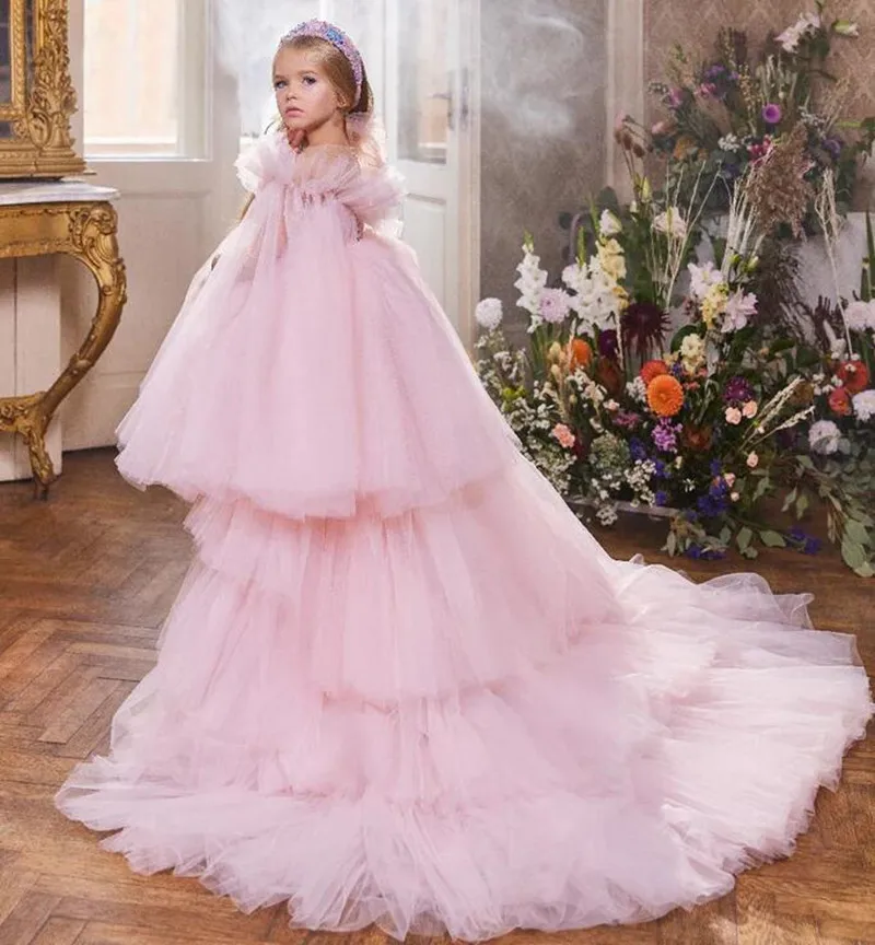 Pink Princess Communion Dresses