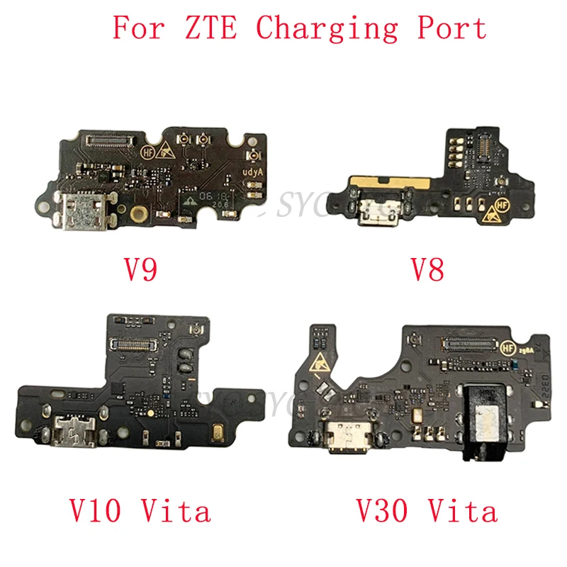 Original USB Charging Port Connector Board Flex Cable For ZTE Blade V30 ...