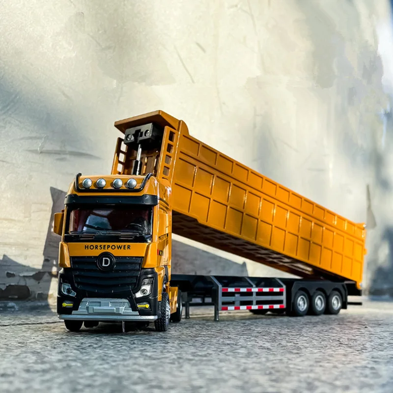 1-50-City-Heavy-Tipper-Truck-Model-Diecasts-Metal-Slag-Coal-Mine ...