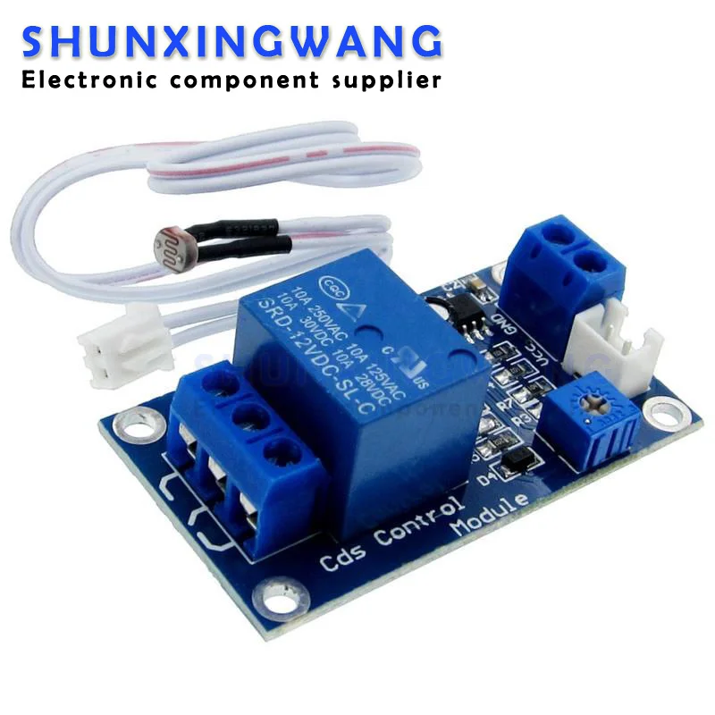 XH-M131-DC-12V-Light-Control-Switch-Photoresistor-Relay-Module ...