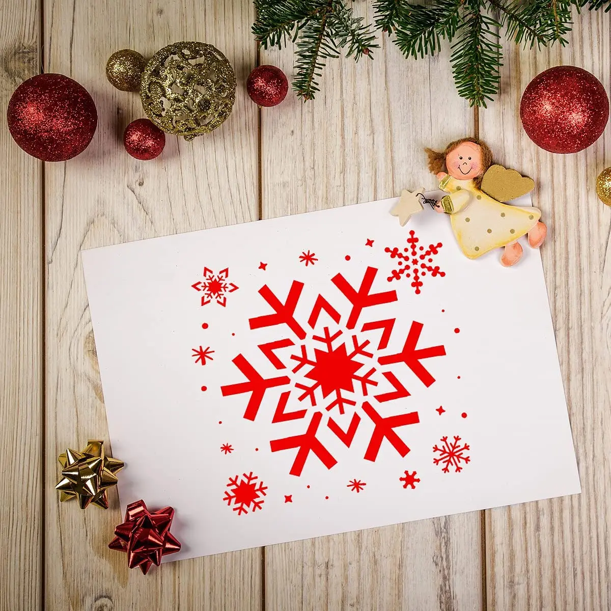 Snowflake Stencils For Windows