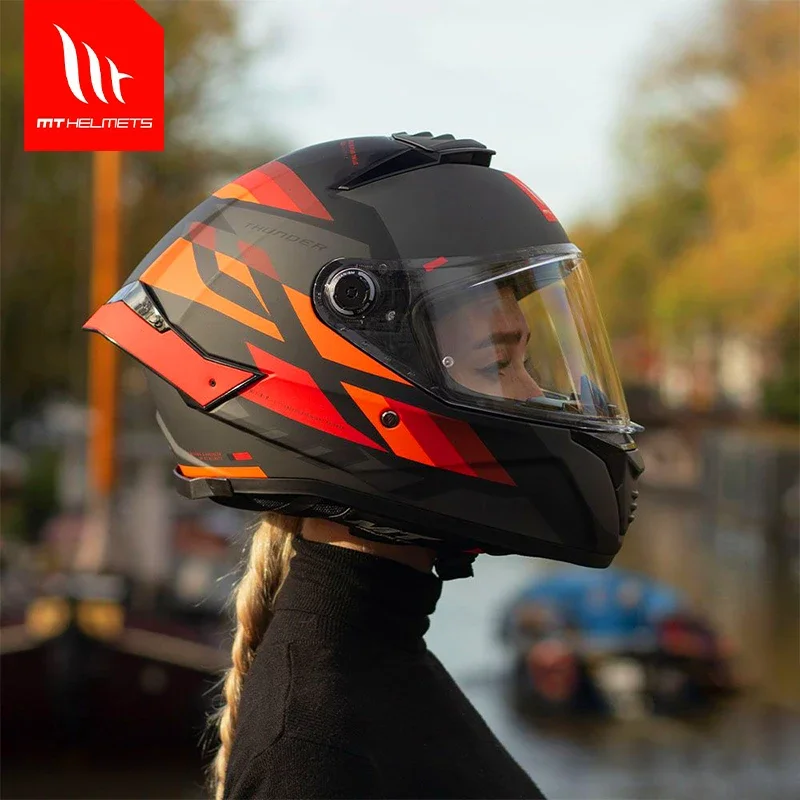 MT-HELMETS-Thunder-4-SV-Ergo-Matt-Red-Helmet-Motorcycle-Full-Face ...