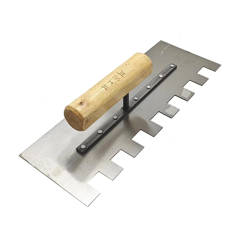 Claying-Trowel-Right-Side-Tooth-Serrated-Trowel-Wooden-Handle-300-mm-11 ...