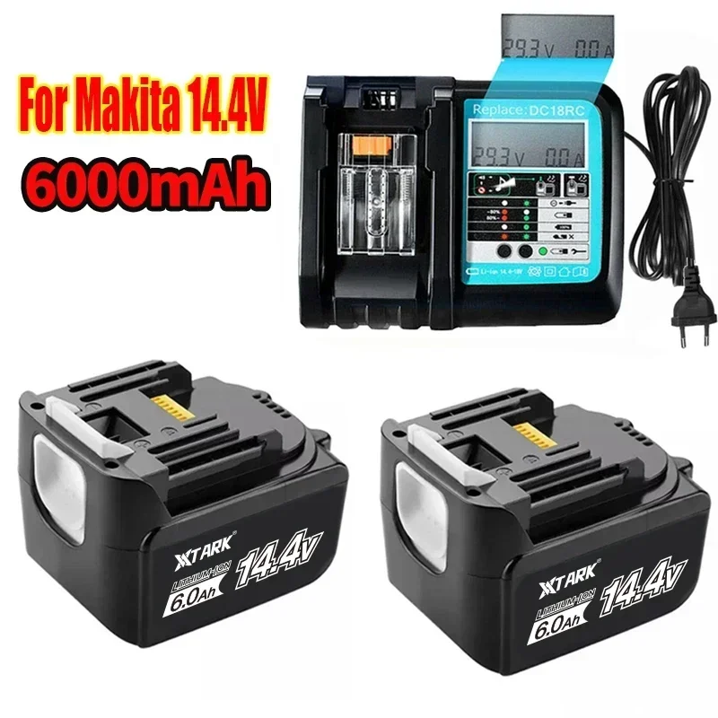 14-4V-6000mAh-Rechargeable-Li-ion-Battery-For-Makita-14V-Power-Tools-5 ...