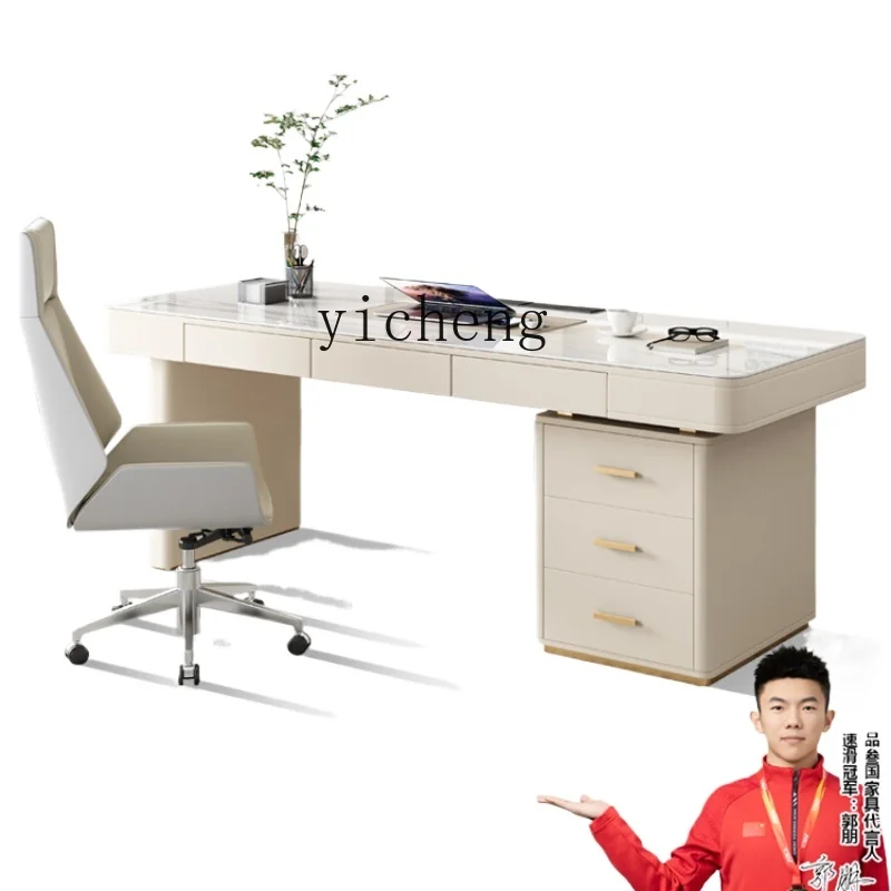 Escritorio-de-placa-de-piedra-de-lujo-ligero-XL-escritorio-de-alta-gama ...