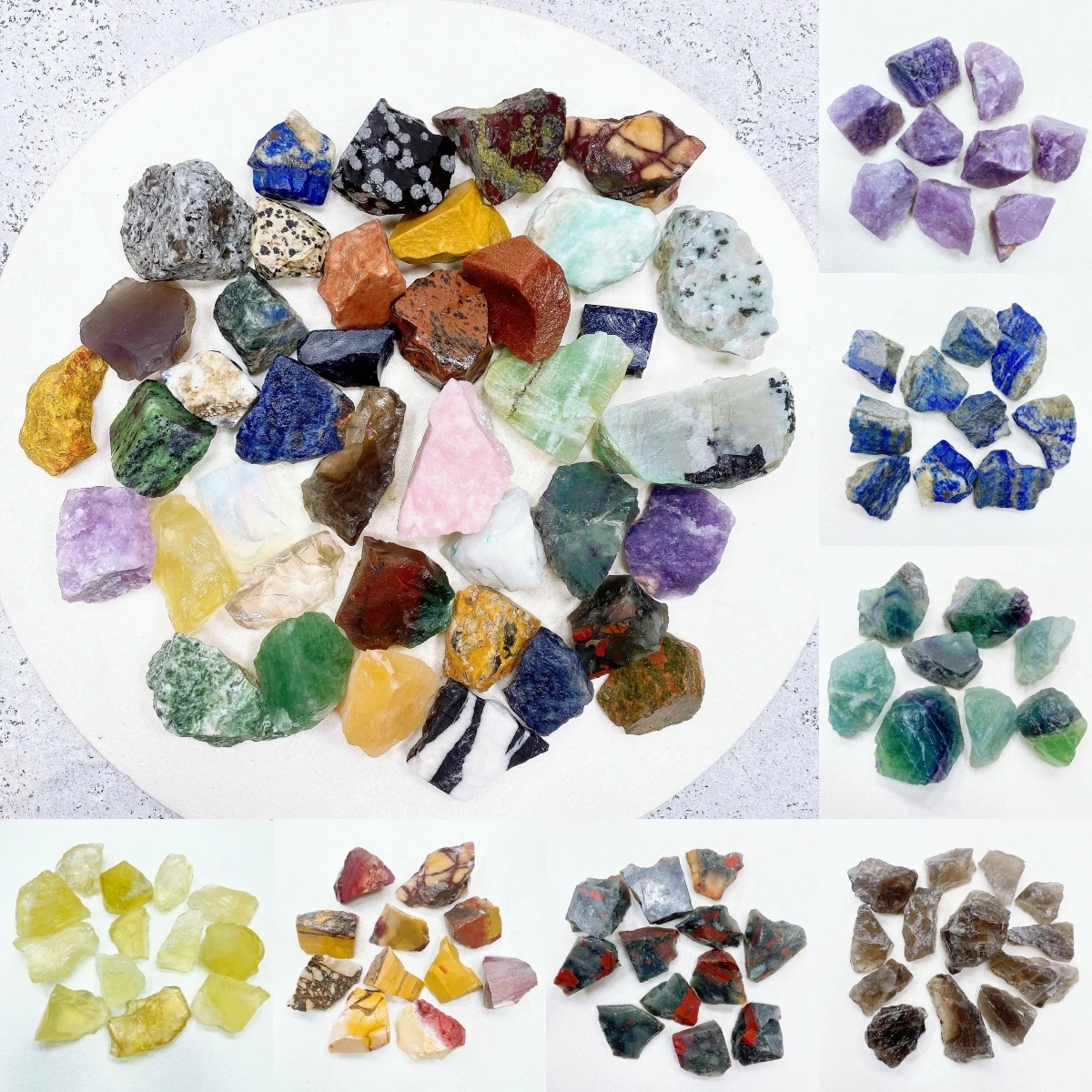 Natural-Crystal-Raw-Stone-Quartz-Stone-Irregular-Ore-Reiki-Healing-Rock ...