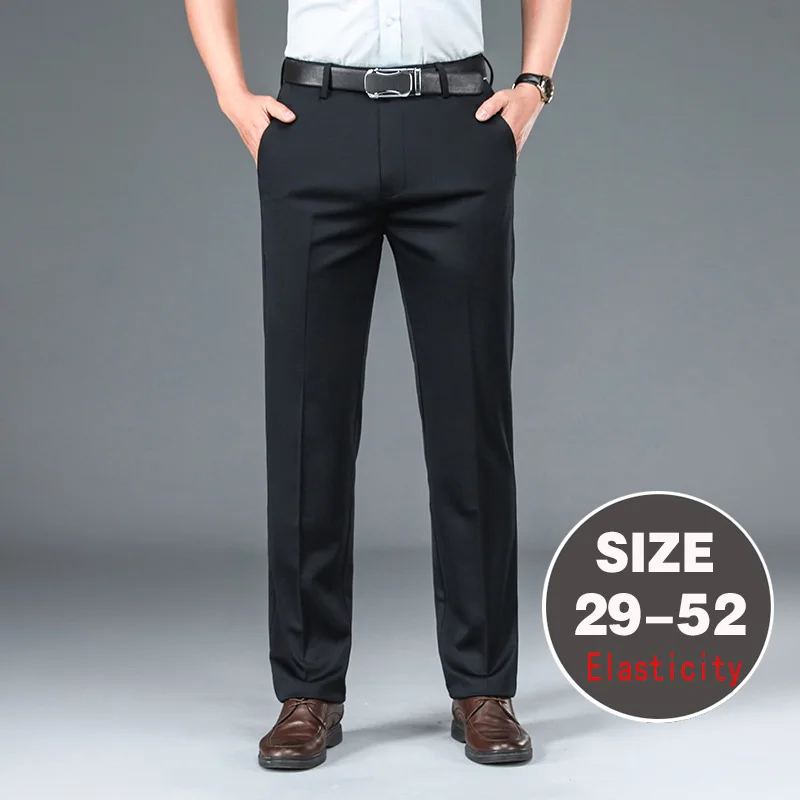 10XL-Oversize-Men-s-Business-Pants-Men-Fit-Stretch-Formal-Trousers ...