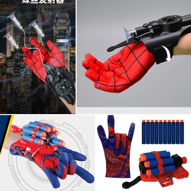 Hot Selling Eva Air Soft Bullet Spider Web Shooters Toy Spider Anime ...