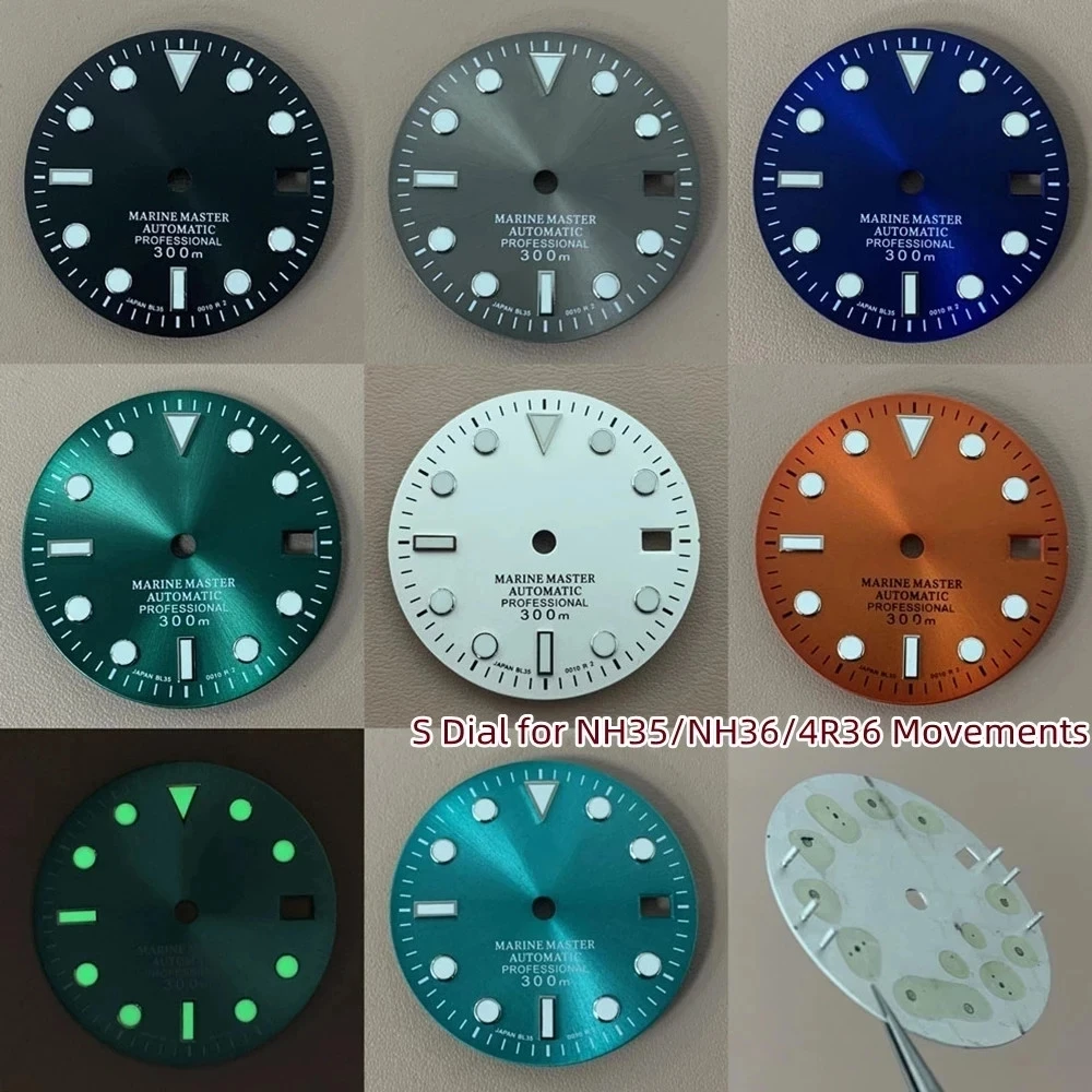 29mm-Watch-Dial-Modified-Watch-Accessories-Sun-Pattern-Literal-No ...