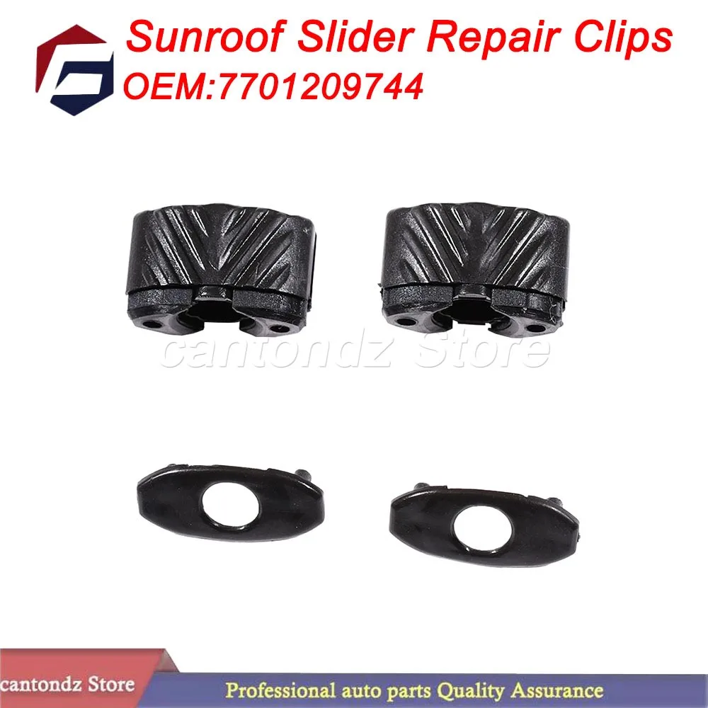 7701209744 918066133R 2 Pcs Sunroof Slider Repair Clips For Renault ...