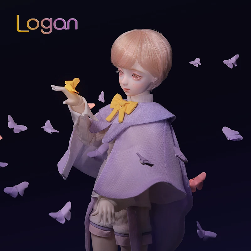 Bjd doll 1/4 Logan with GL 2 generation male body Shuga Fairy Purple ...