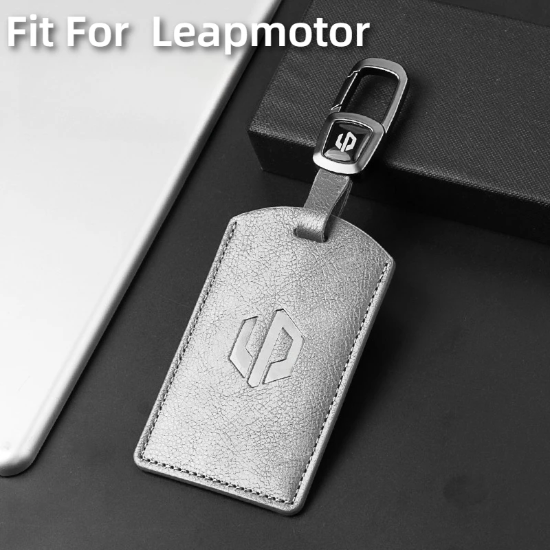 Fit For Leapmotor C10 Car Key Card Holder NFC Smart Card Case Suede ...