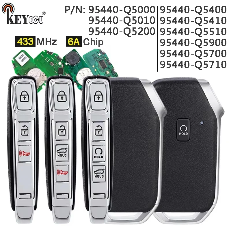 KEYECU 433MHz 95440-Q5000, Q5010, Q5400, Q5410, Q5510, Q5200, Q5700 ...