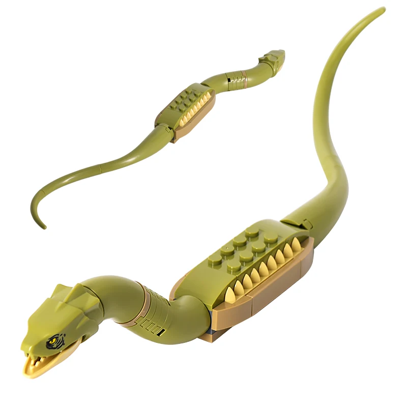 MOC-Bricks-Basilisk-Snake-Animal-For-Building-Blocks-Parts-DIY ...