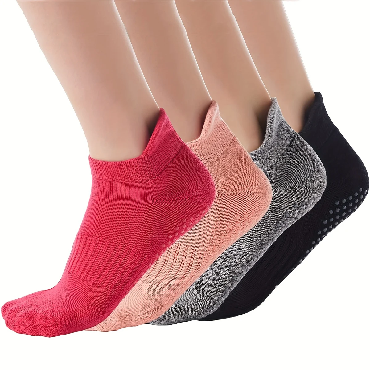 Non-Slip-Pilates-Socks-Women-Breathable-Fitness-Cotton-Yoga-Sock-Ladies ...