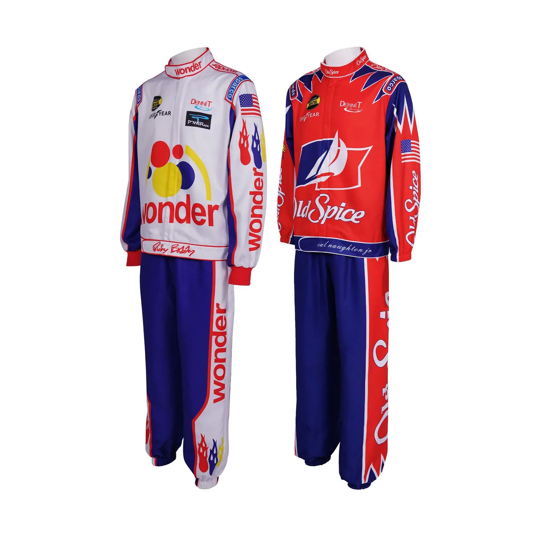 Movie-Ricky-Bobby-Cosplay-Uniform-Racing-Wear-Top-Pants-Man-Halloween ...