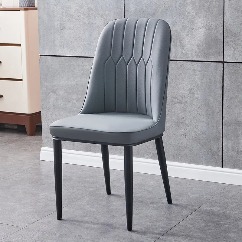 Leather Kitchen Dining Chairs Modern Luxury Furniture Restaurant Chair ...