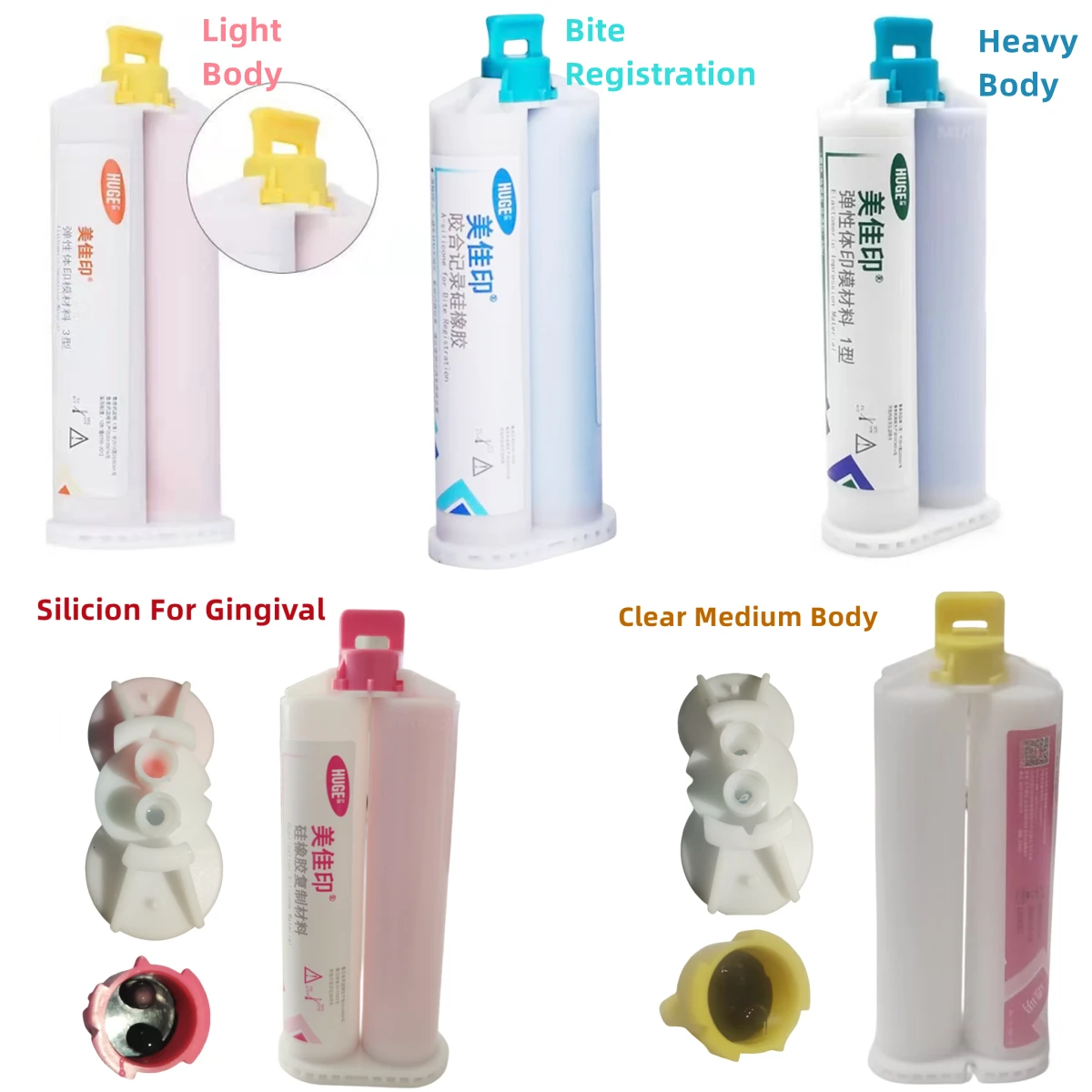 Dental-Impression-Kit-Silicone-Light-Body-or-Heavy-Putty-Molding ...