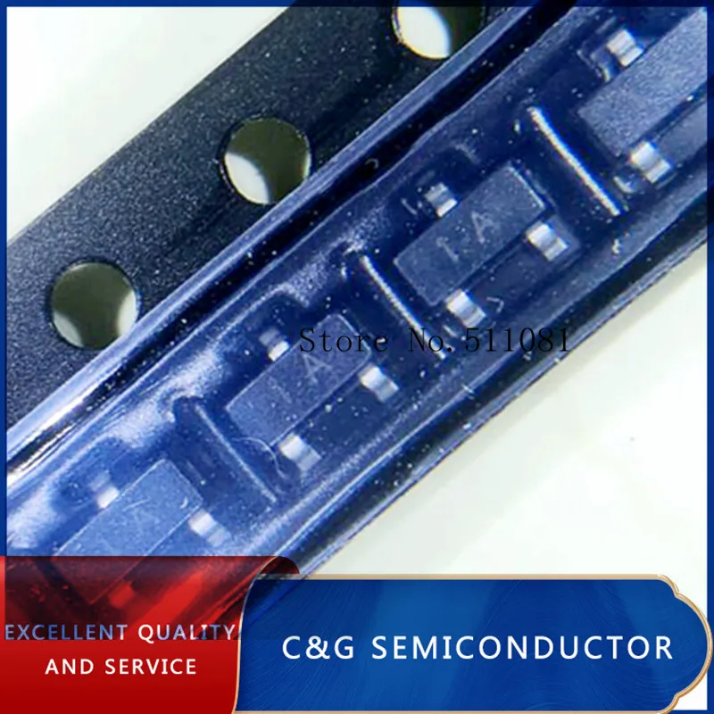 100PCS BC846A BC846 1A 1AW SOT-23 NPN TRANSISTOR