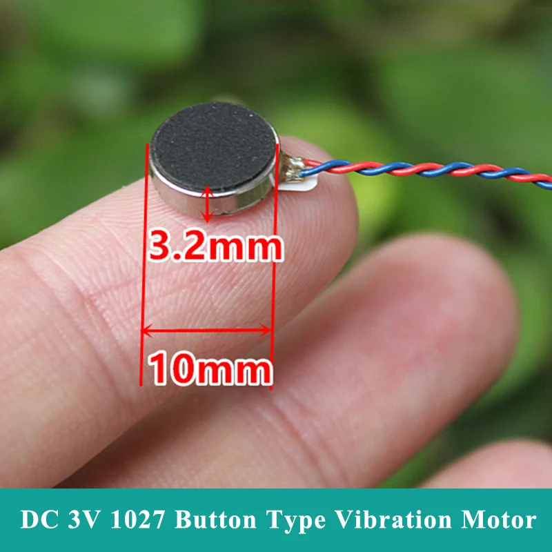 1027-Micro-DC-Vibration-Motor-DC-3V-10mm-2-7mm-Button-Coin-Flat-Type ...