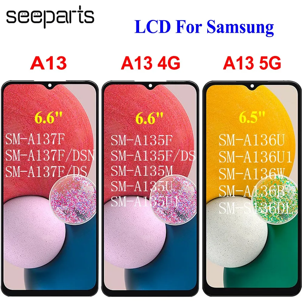 Tested Working For Samsung Galaxy A13 5G A136B A136 LCD Touch Screen ...