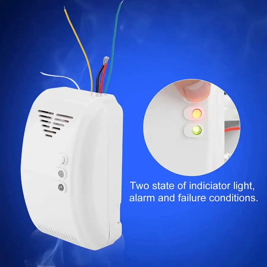12V-DC-Gas-Alarm-Detector-Propane-Butane-Sensor-Wireless-Gas-Leakage ...