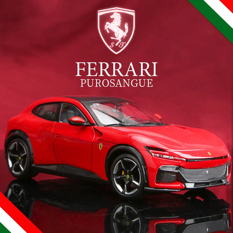 Bburago-Ferrari-SUV-Purosangue-Coupe-Alloy-Sports-Car-Model-Metal-fundido-Carros-de-corrida ...