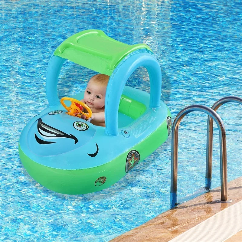 Baby-Inflatable-Swimming-Ring-Car-Air-Boat-Baby-Swimming-Pool-Float ...