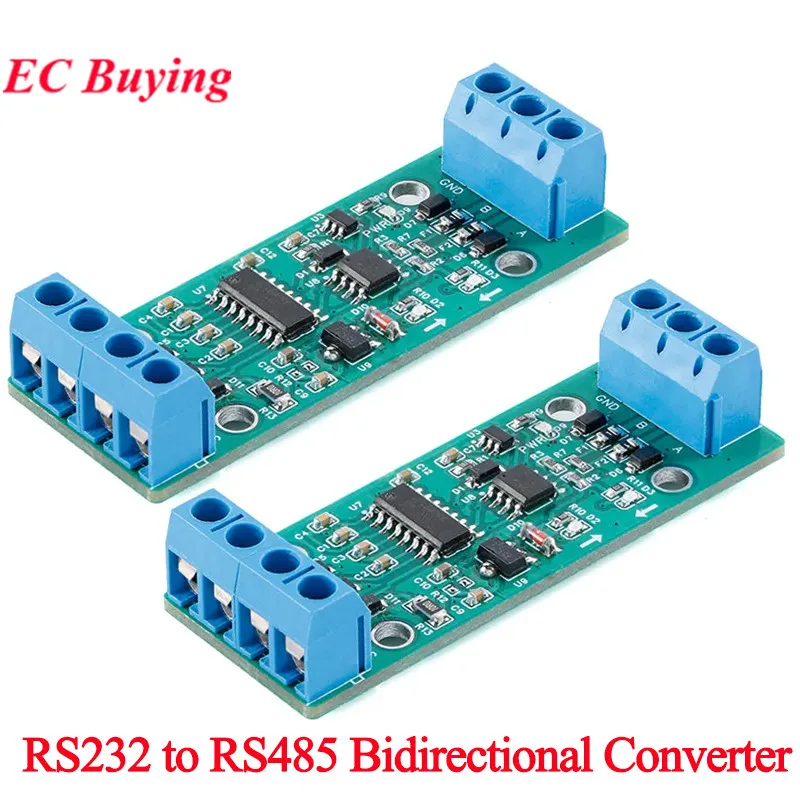 2Pcs-1pc-RS232-to-RS485-Bidirectional-Converter-RS-232-Turn-RS-485 ...