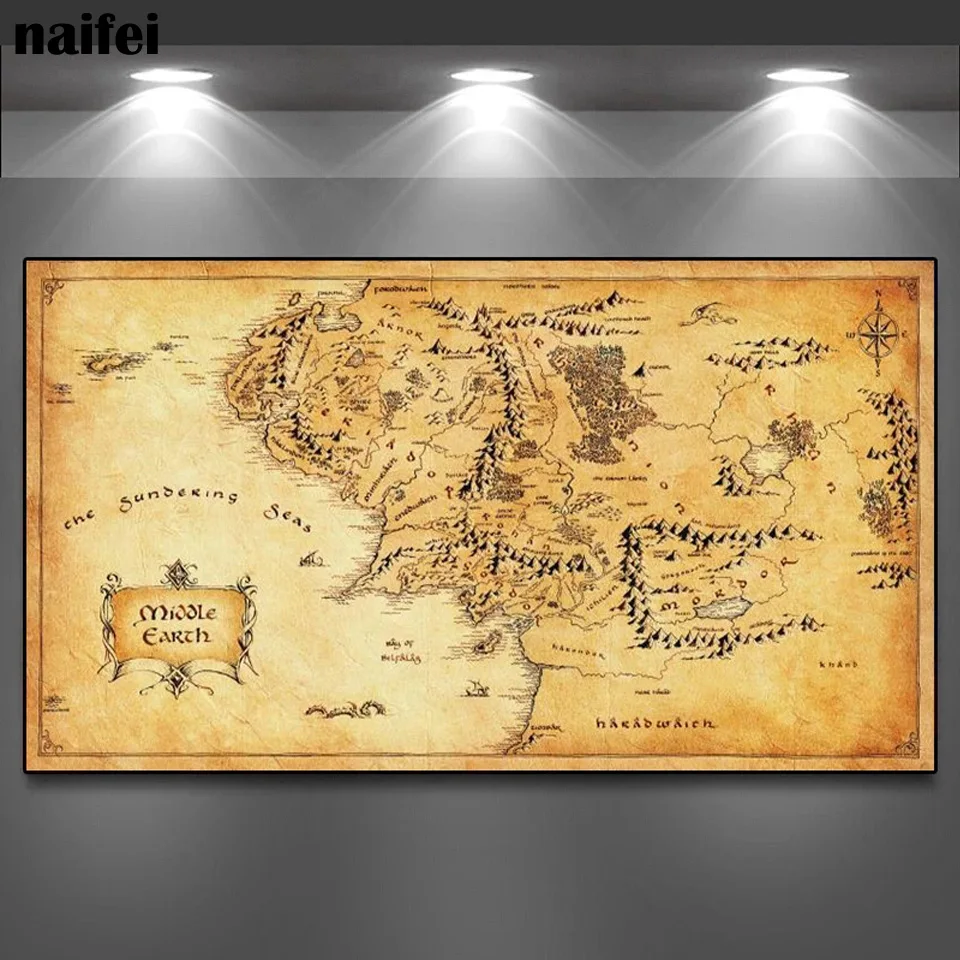 Middle Earth Movie Map