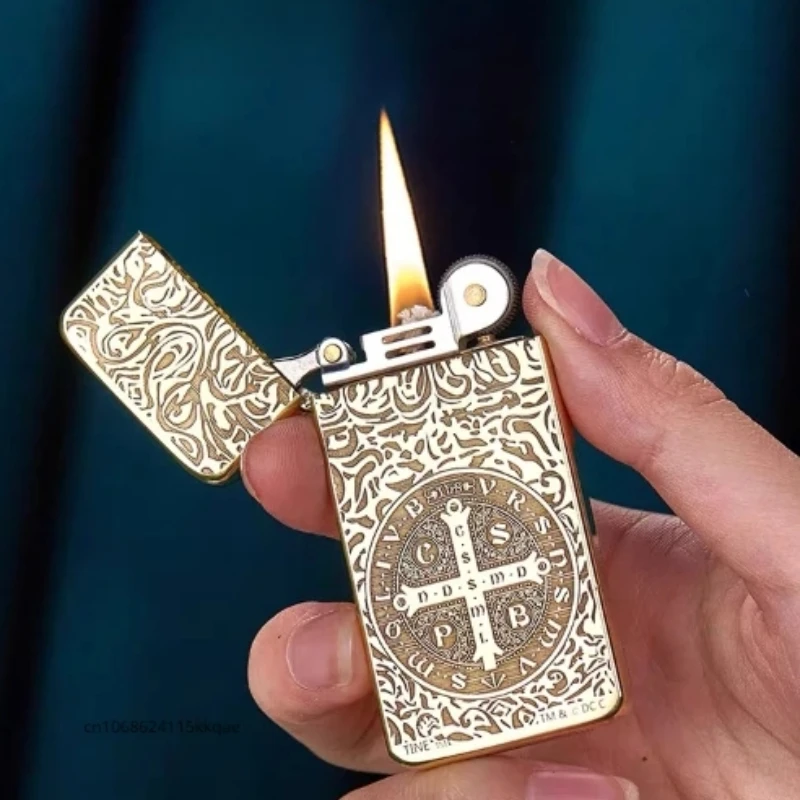 The-New-Original-Zorro-Thin-Pure-Copper-Kerosene-Lighter-Flint-Wheel ...