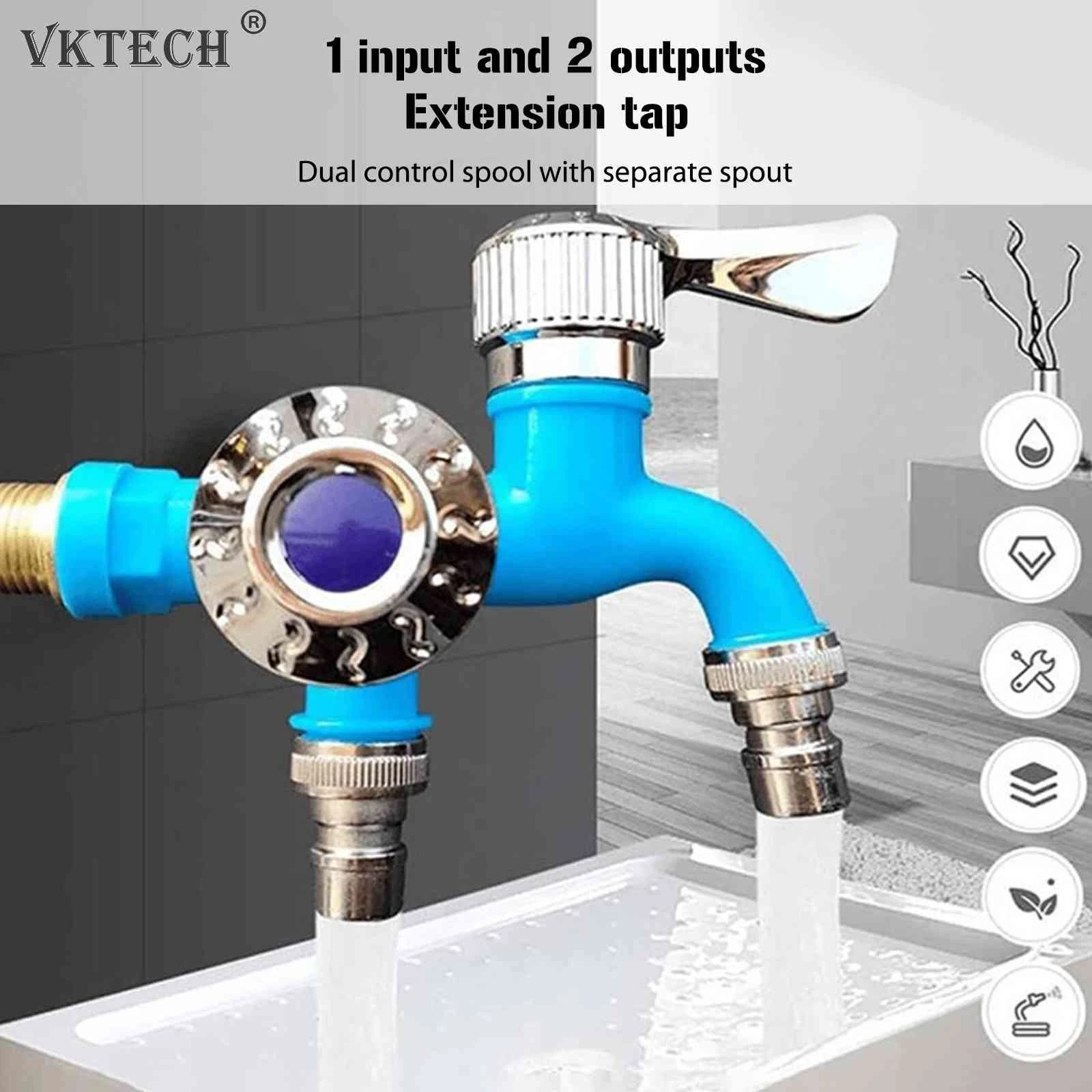 Plastic Water Stopper Faucet | Plastic Toilet Water Tap | Plastic ...