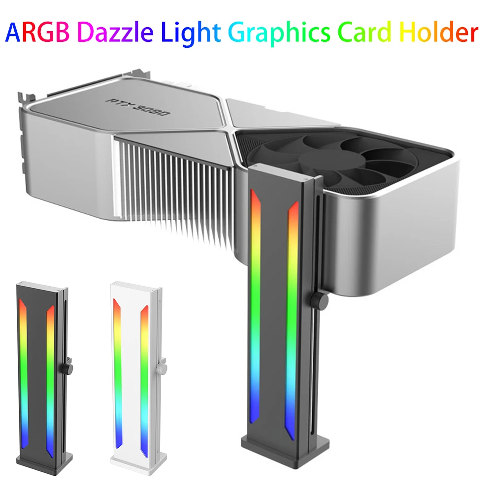 Magnetic-GPU-Video-Card-Support-5V-3PIN-RGB-Adjustable-Graphics-Video ...