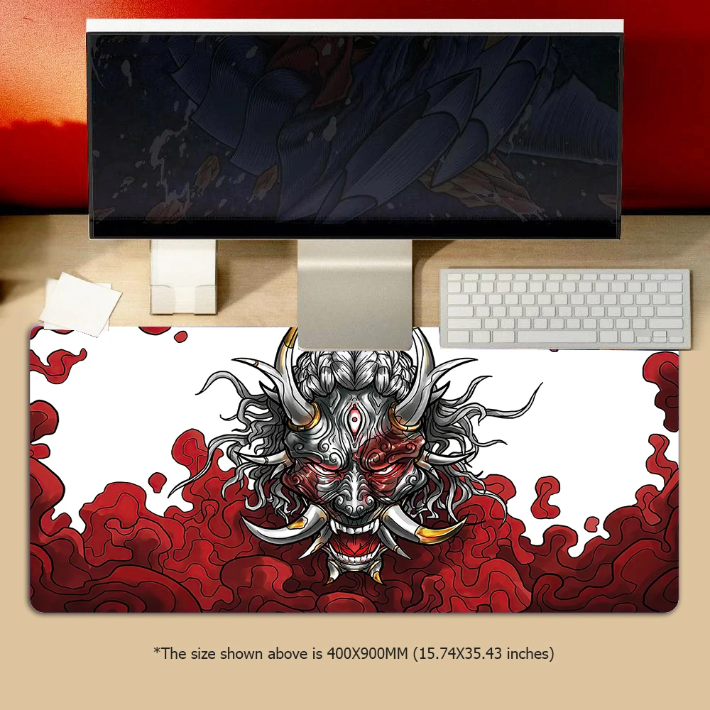 Anime Oni Mouse Pad Gamer Japanese Desk Mat Large Mousepad Xxl Gaming ...