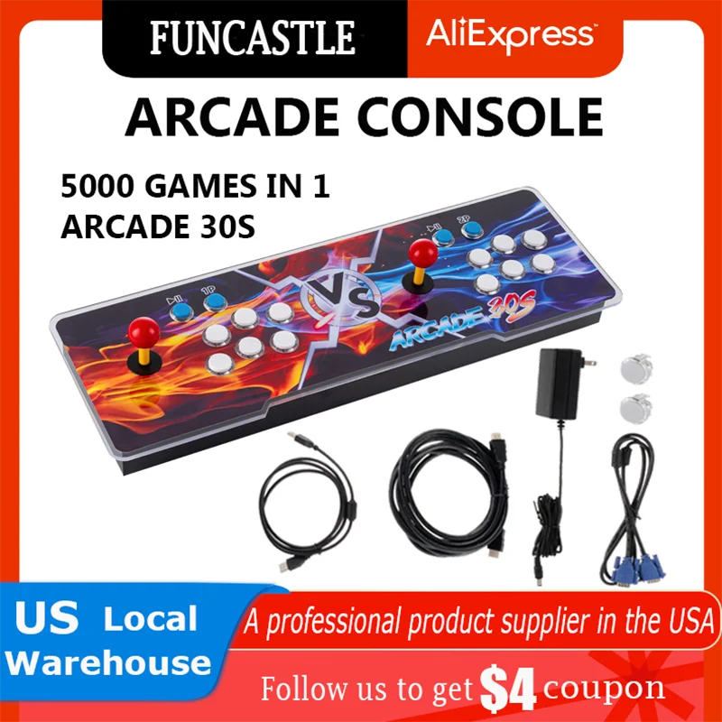 Consola-de-juegos-Arcade-Pandora-5000-juegos-en-1-cl-sica-Retro-doble ...