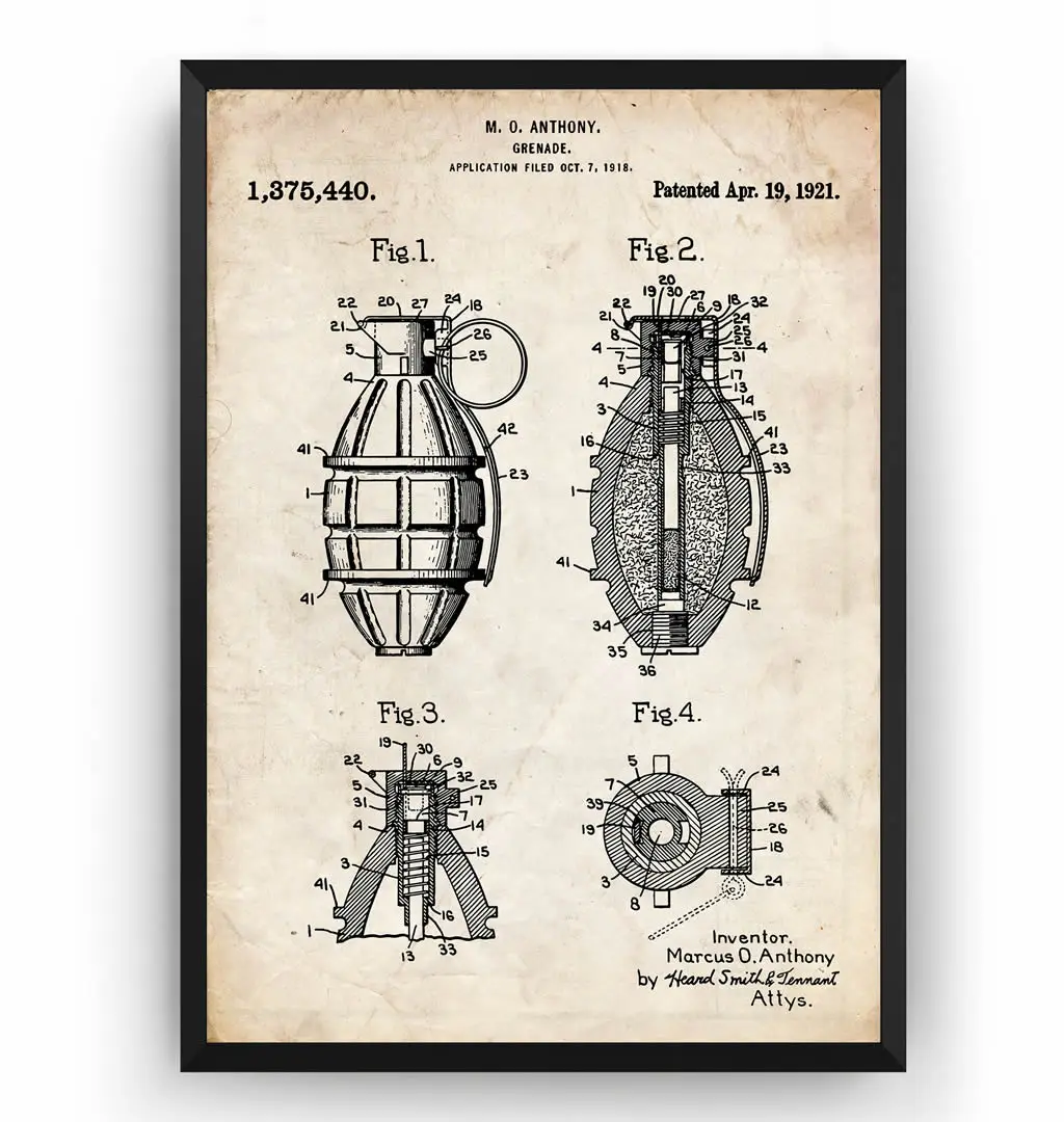Sting Ball Grenade Patent