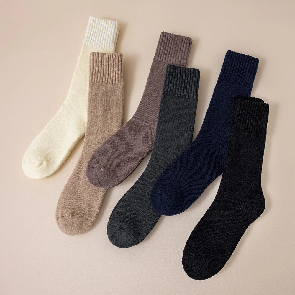 Winter-Men-s-Merino-Wool-Long-Socks-Thick-Warm-Large-Size-High-Quality ...
