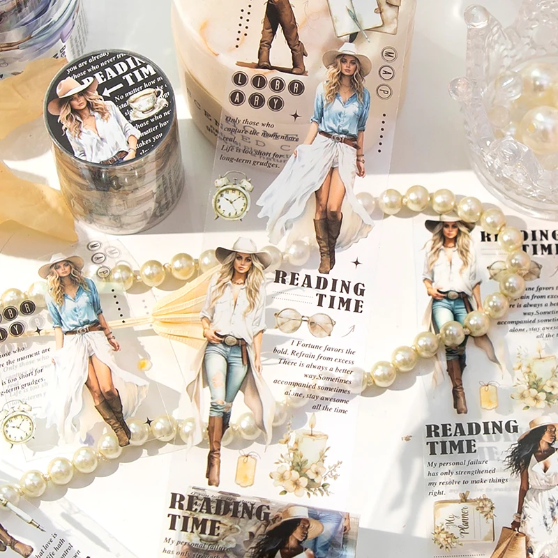 Mr-Paper-rollo-de-6-estilos-de-Material-PET-accesorio-Retro-americano ...