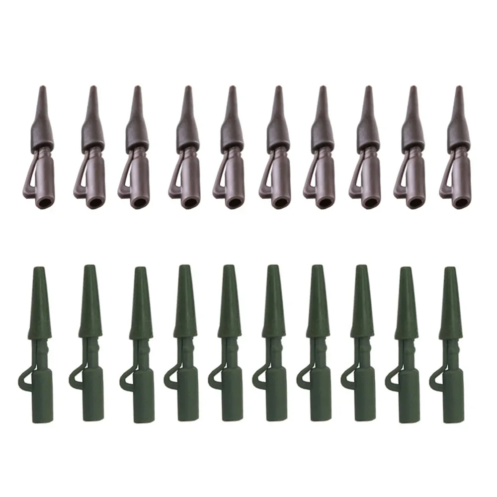 20Sets Carp Fishing Accessories Safety Lead Clips with Tail Sleeves ...