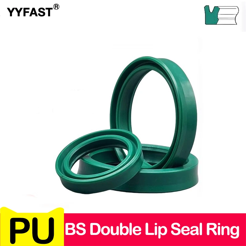 8x16x5.7,9x16x5.7,40x50x7.3,63x78x10,1pcs BS Double Lip Seal,Piston Rod ...