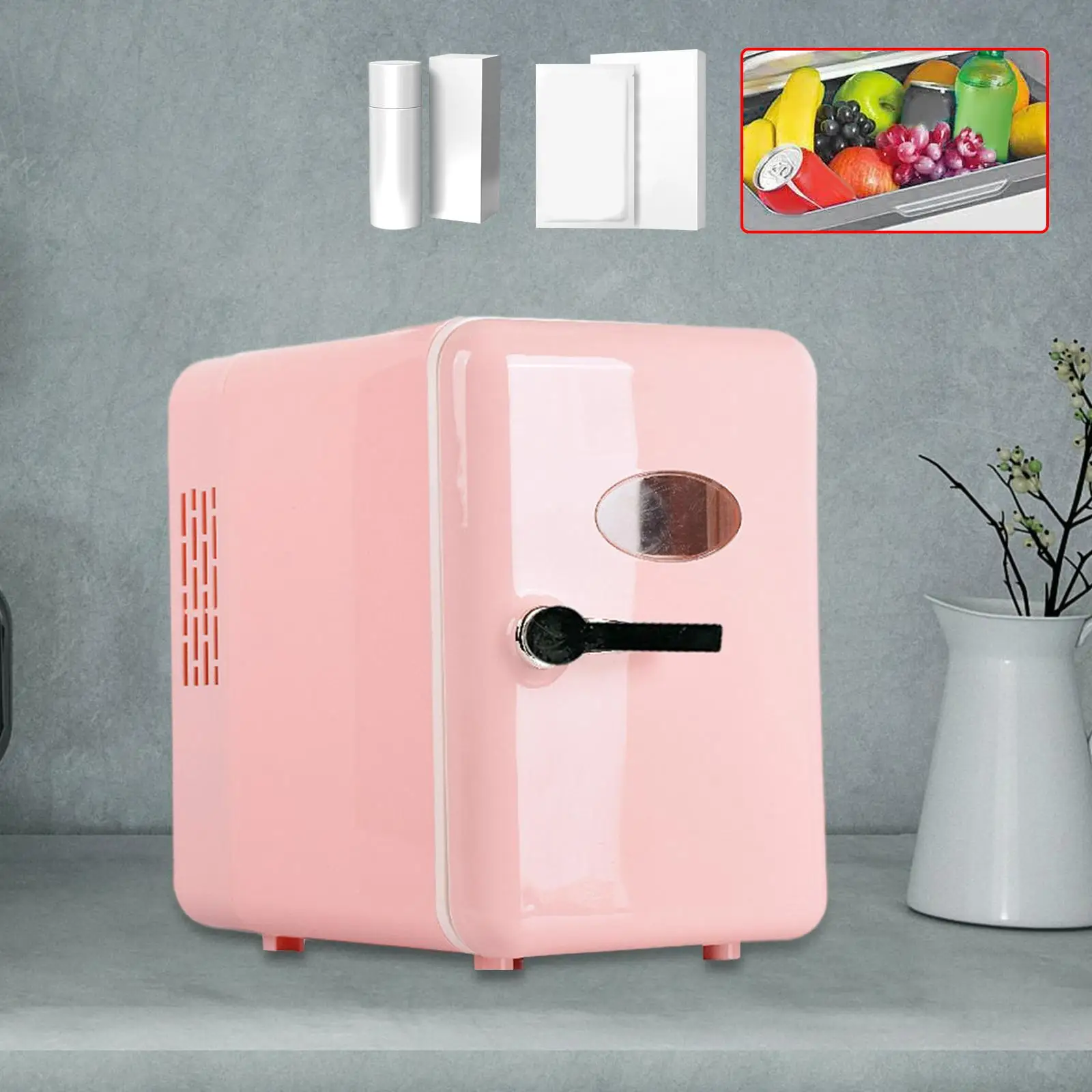 Pink Mini Refrigerator