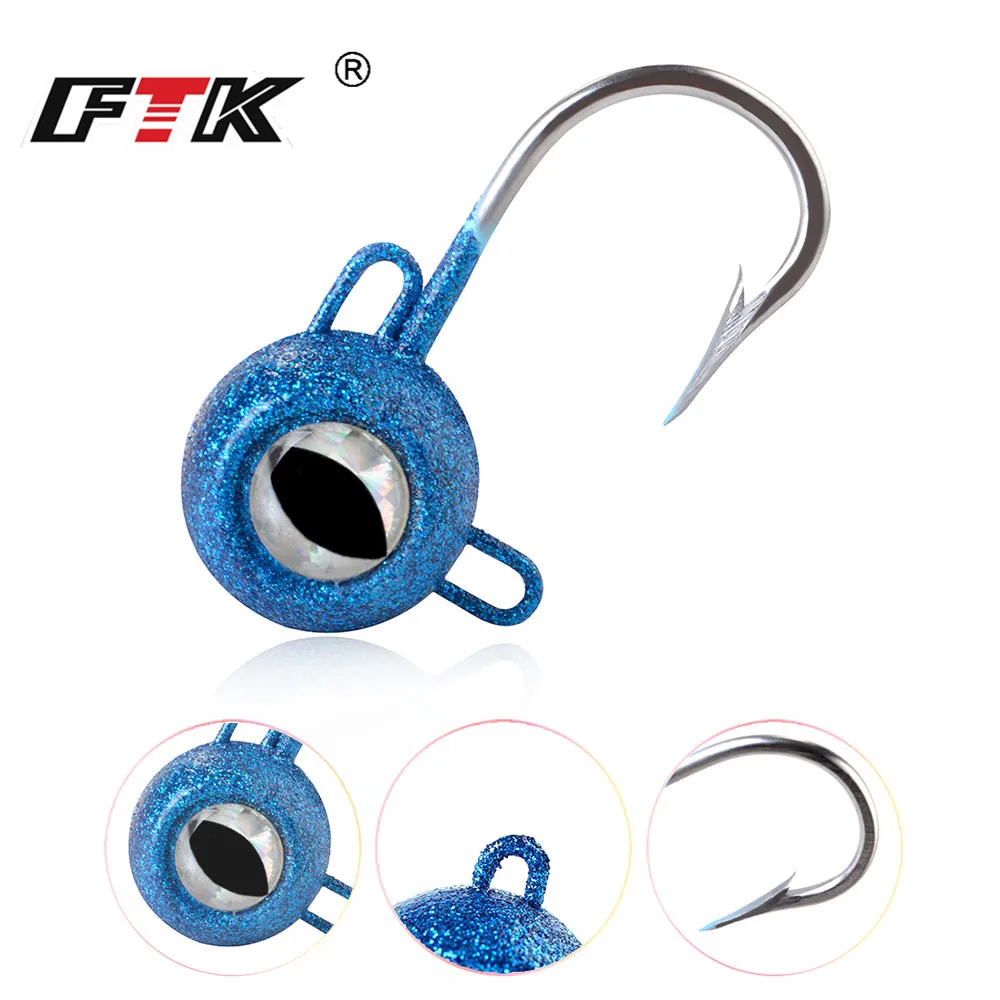 FTK-Isca-de-pesca-artificial-com-olhos-3D-cabe-a-de-gabarito-isca-carpa ...