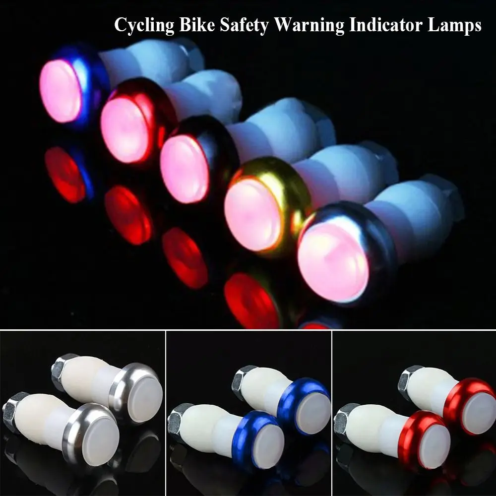Bike-Parts-HandleBar-End-Plug-Bike-Handlebar-Light-Cycling-Turn-Signal ...